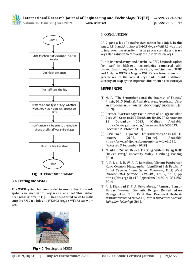 IRJET- Design and Development Modish Smart Key Box using RFID based on ...