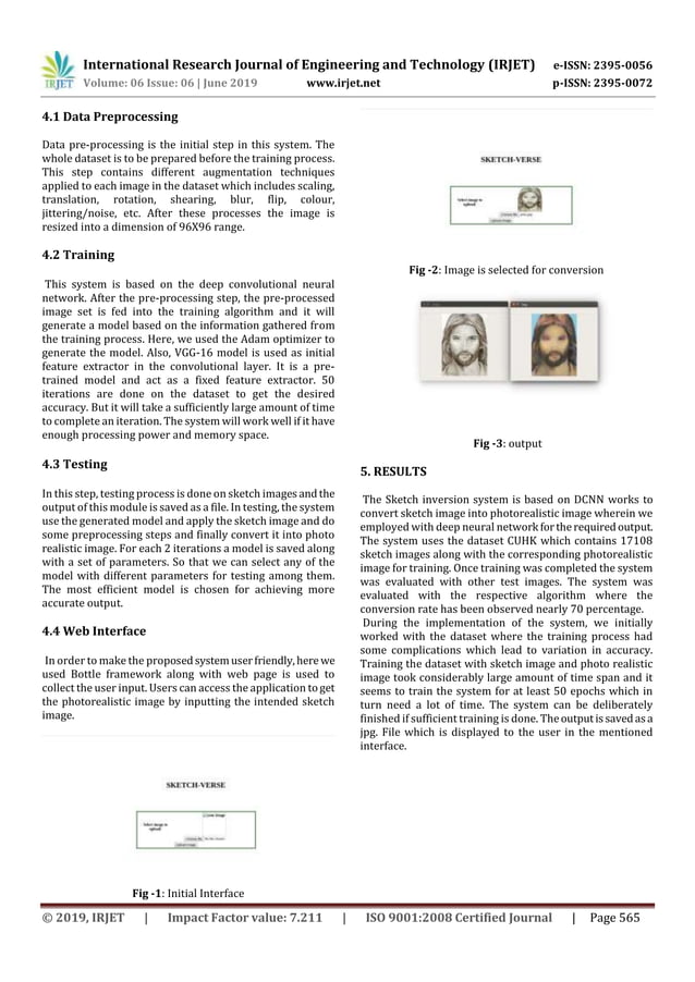 IRJET- Sketch-Verse: Sketch Image Inversion using DCNN | PDF