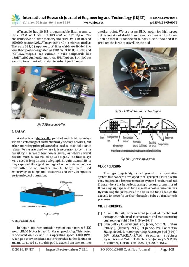 IRJET- Prototype Model of Hyperloop Transportation System based on BLDC ...