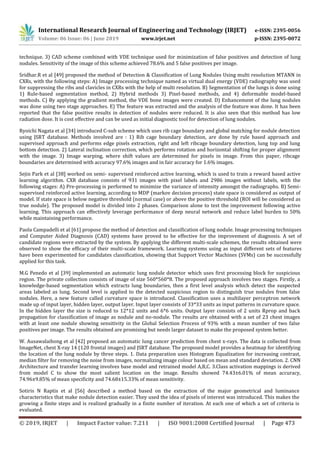 IRJET= Computer Assisted Lung Nodule Detection in Digital Chest Radiographs - A Survey | PDF