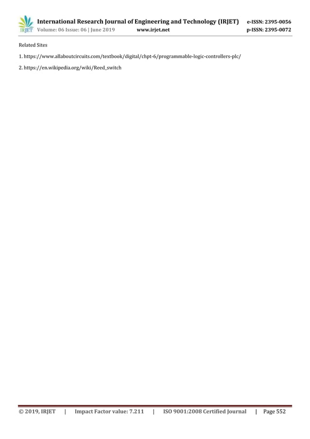 Irjet Smart System For Sorting Defective Parts And Distribution Line Using Plc Pdf 6428