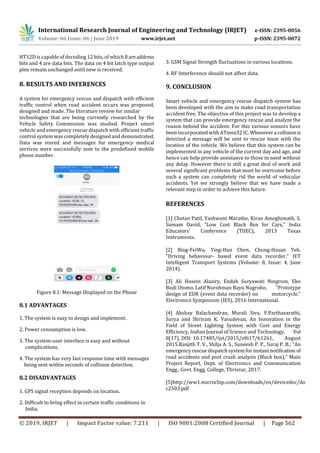 IRJET- Smart Vehicle with Crash Detection and Emergency Vehicle ...