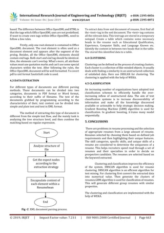 IRJET- Resume Information Extraction Framework | PDF