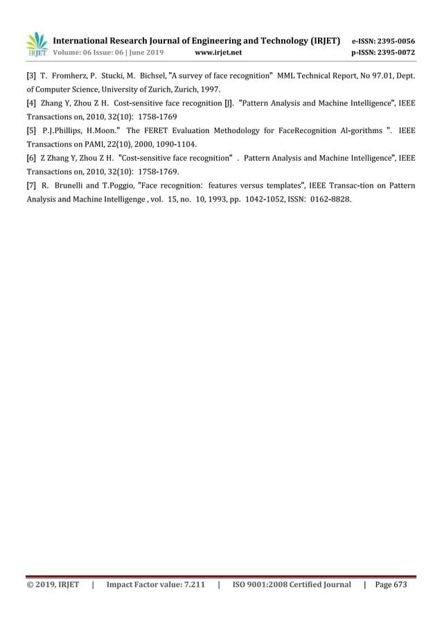 IRJET- Face Recognition using Deep Learning | PDF