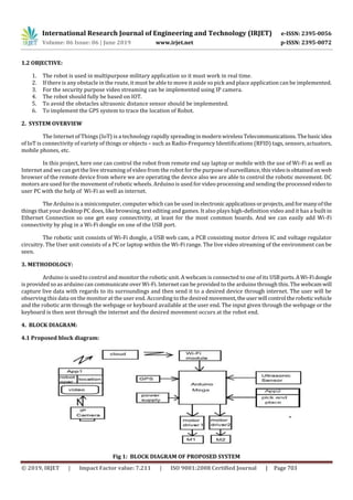 IRJET- IoT based Dual-ARM Tele Robotic System | PDF