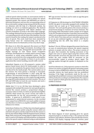 IRJET- Smart Speaking Glove for Speech Impaired People | PDF