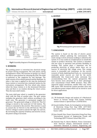 IRJET- Footstep Power Generation | PDF
