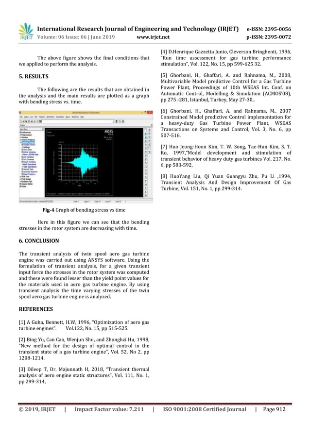 IRJET- Transient Analysis of Twin Spool Aero-Gas Turbine Engine | PDF