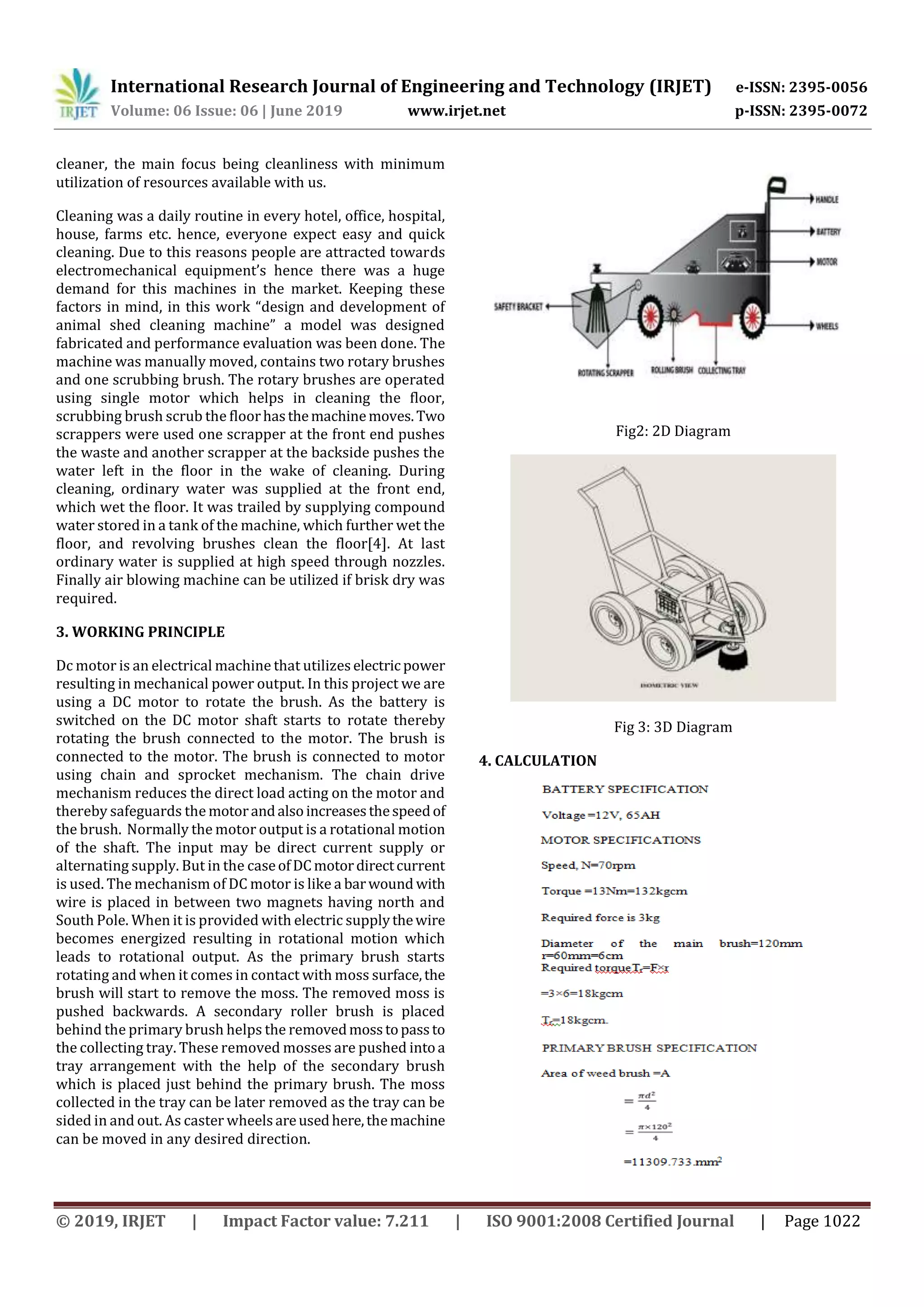 IRJET- Moss Removal Machine | PDF