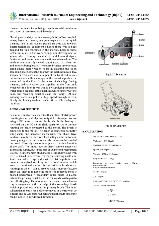 IRJET- Moss Removal Machine | PDF