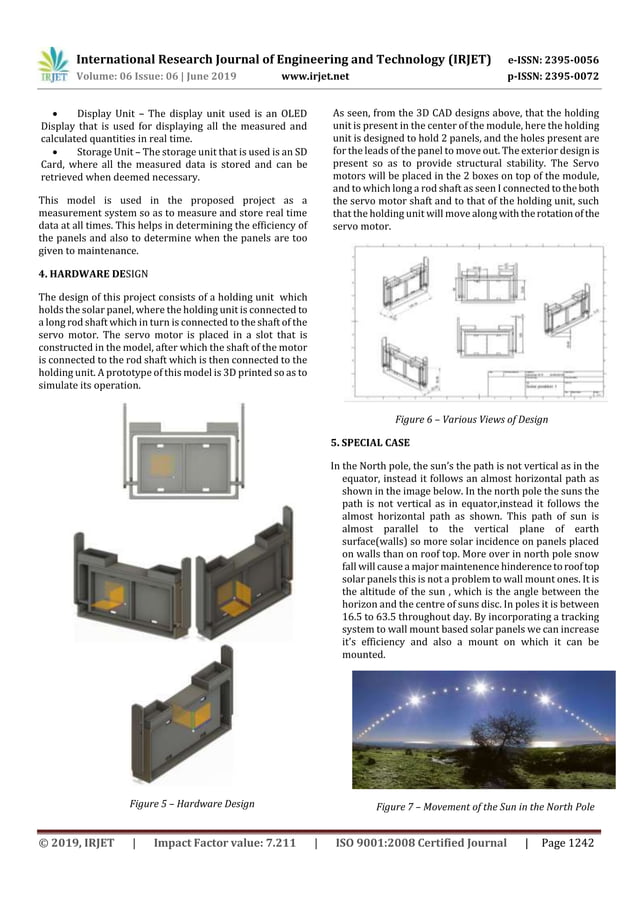 IRJET- Tracking of Wall Mounted Solar Panels with Real Time Monitoring ...