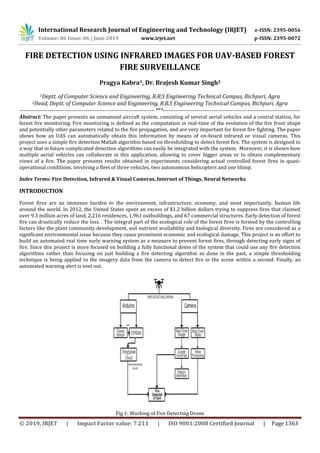 IRJET- Fire Detection using Infrared Images for Uav-Based Forest Fire ...
