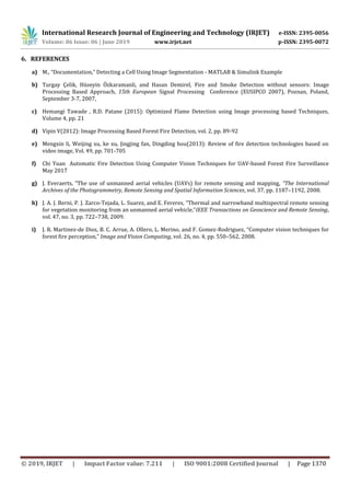 IRJET- Fire Detection using Infrared Images for Uav-Based Forest Fire ...