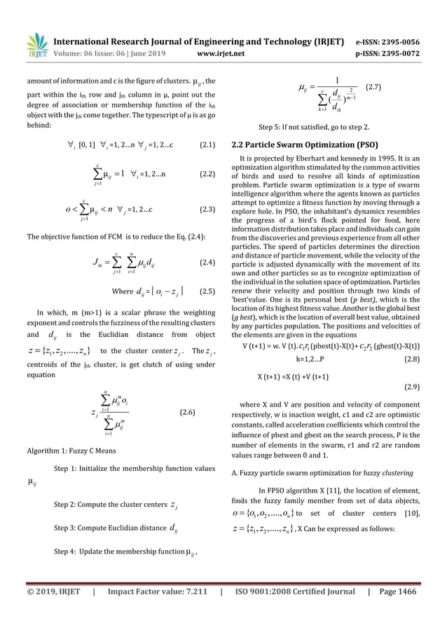 IRJET- Performance Analysis of Optimization Techniques by using Clustering | PDF | Beekeeping ...
