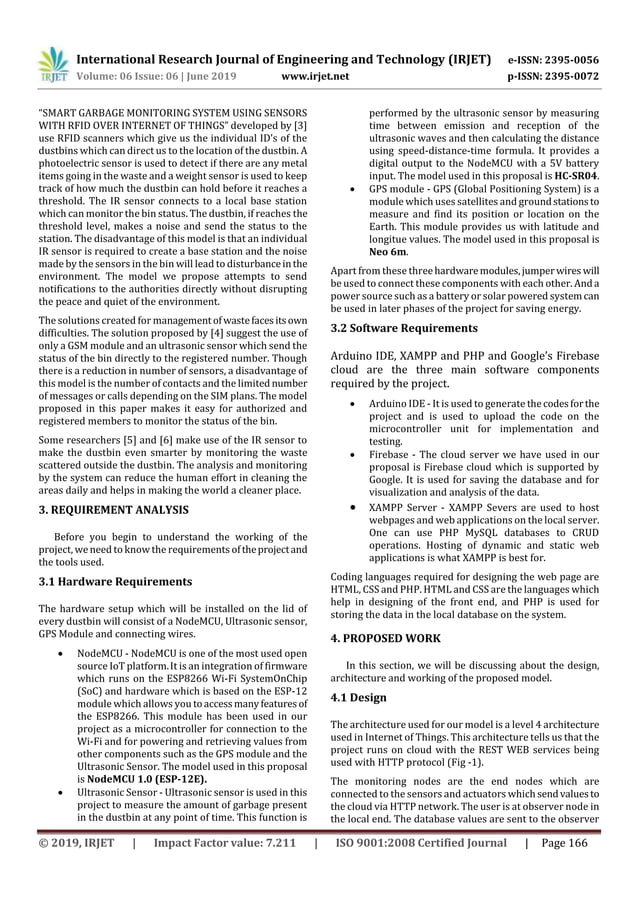 IRJET- Smart Dustbin using GPS Tracking | PDF