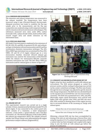 IRJET- Experimental Analysis of Emission Performance Characteristics on Diesel and Diesel ...