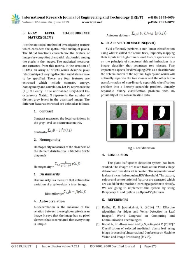 Irjet Surveillance For Leaf Detection Using Hexacopter Pdf 