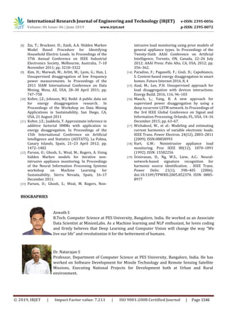 IRJET- Feature Ranking for Energy Disaggregation | PDF