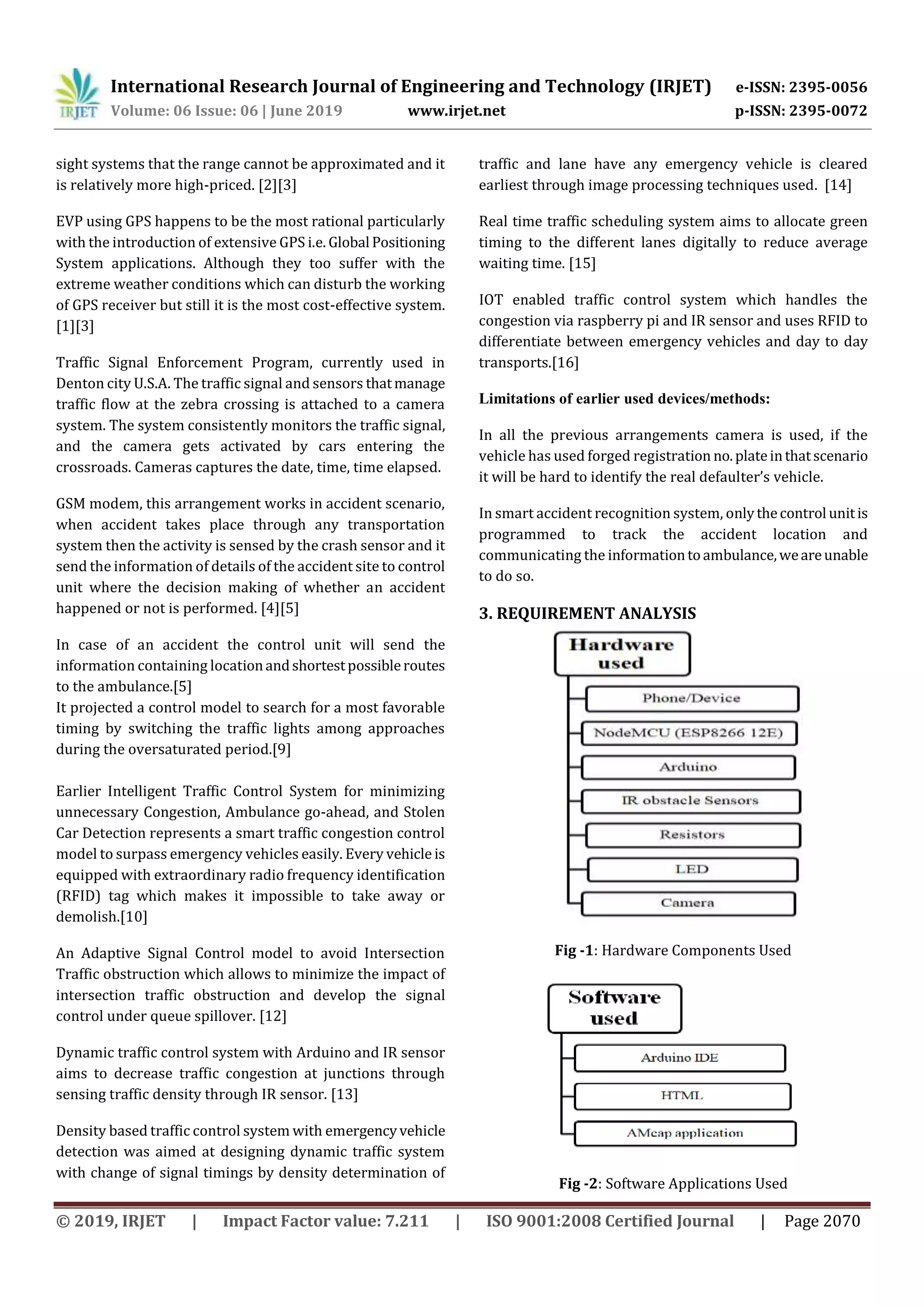 IRJET- Density based Traffic Controller with Defaulter Identification using IoT | PDF