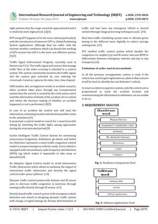 IRJET- Density based Traffic Controller with Defaulter Identification using IoT | PDF
