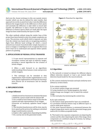IRJET- Concepts, Methods and Applications of Neural Style Transfer: A Review Article | PDF ...