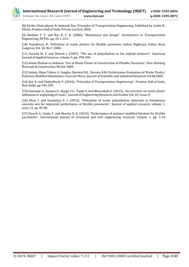 IRJET- Utilisation of Modified Bitumen in Road Construction | PDF