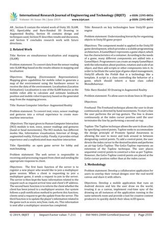 IRJET- 3D Drawing with Augmented Reality | PDF | Free Download