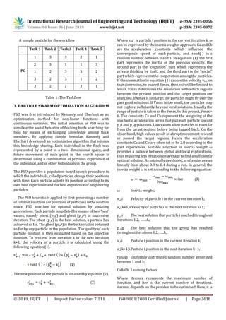 IRJET- A Particle Swarm Optimization Algorithm for Total Cost Minimization in the Cloud ...