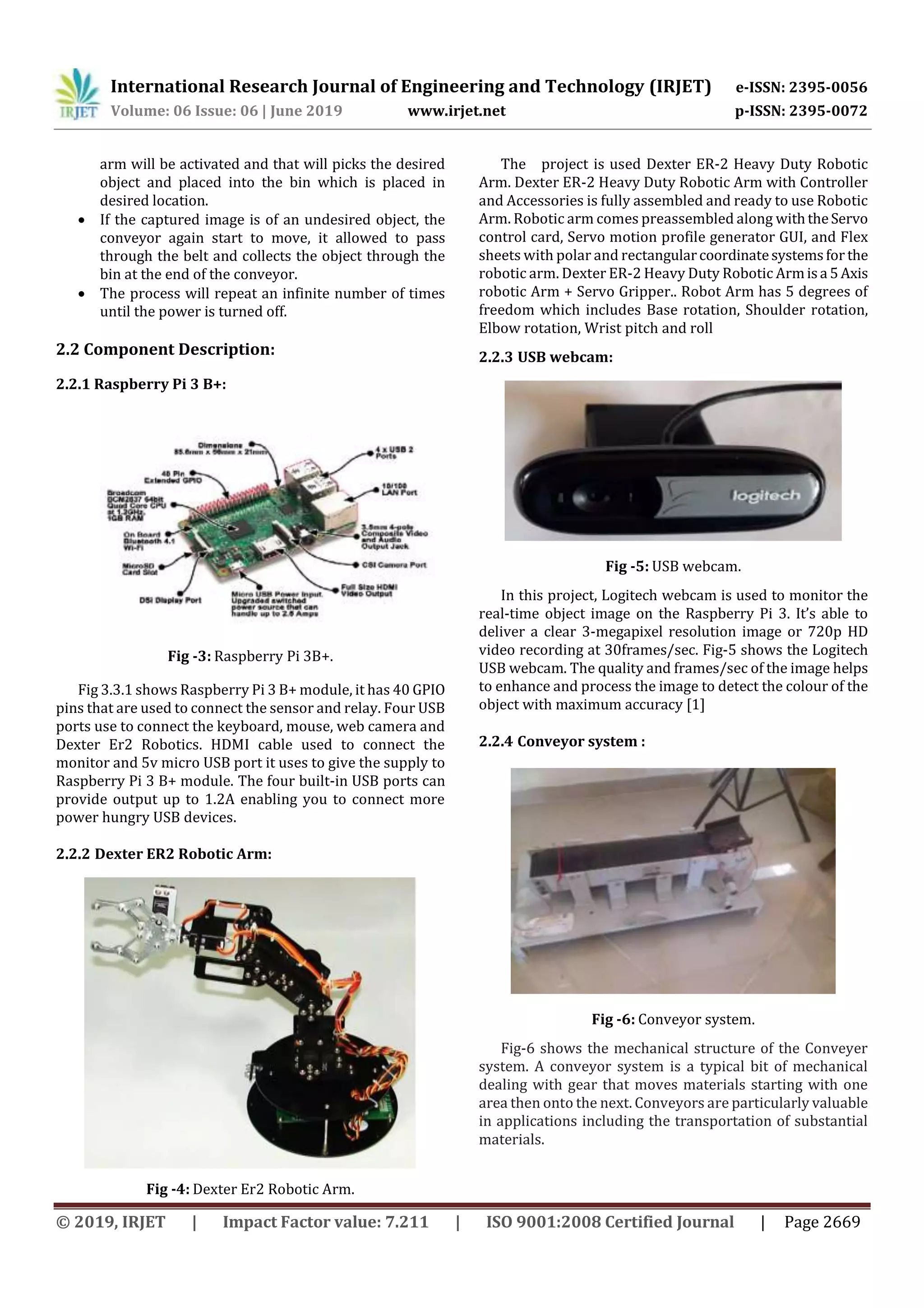 Irjet Automation Of Object Segregation Pdf