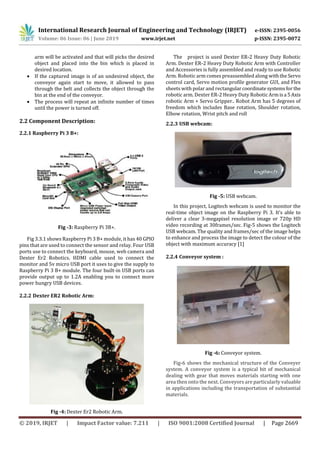 IRJET- Automation of Object Segregation | PDF
