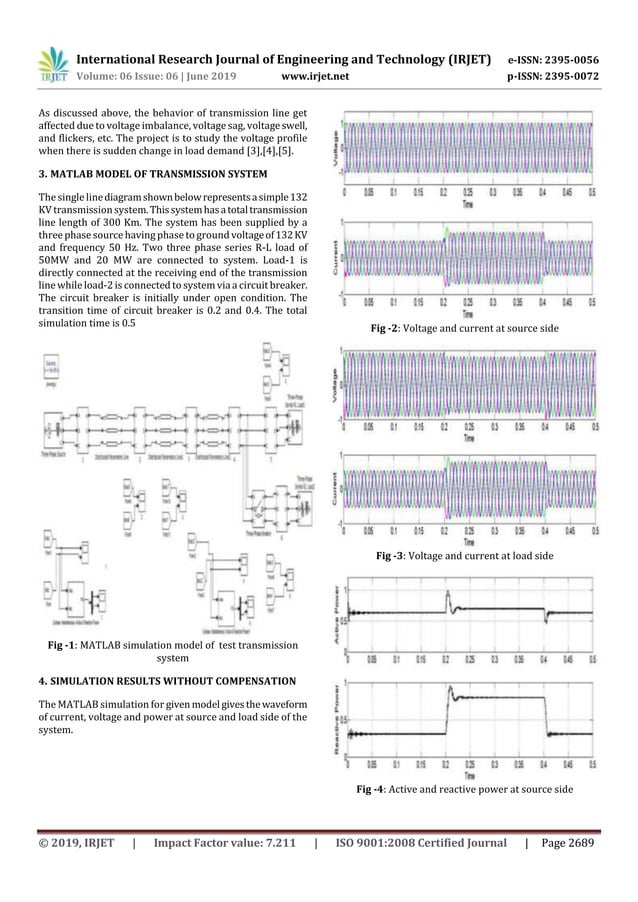 IRJET- Voltage Stability Improvement and Reactive Power Compensation using STATCOM in MATLAB | PDF