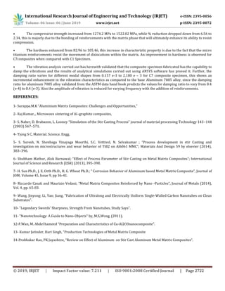 IRJET- Characterization of Aluminum 7085/WC/Fly Ash Hybrid Composites ...