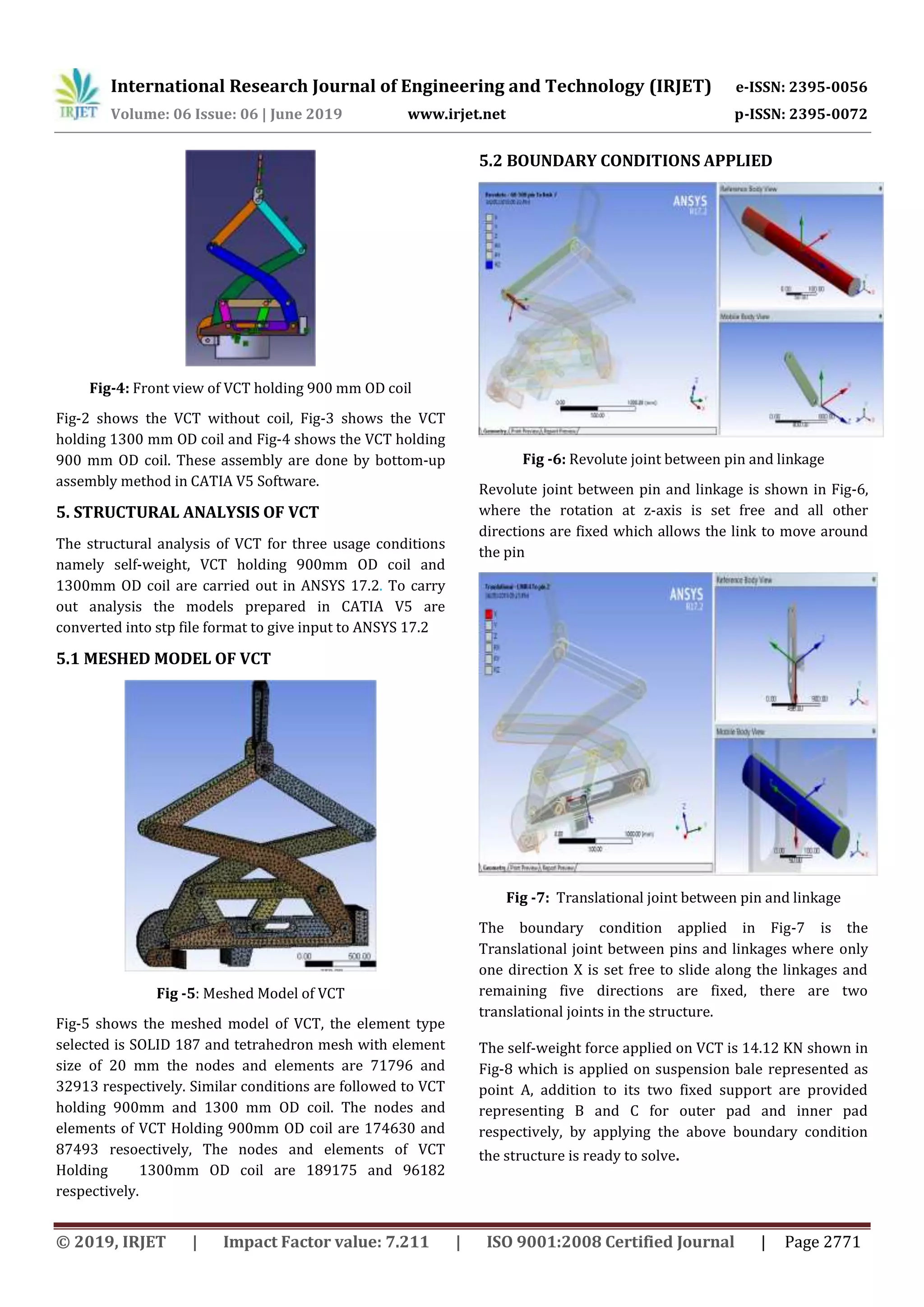 IRJET- Kinematic Design Methodology of Vertical Coil Tong | PDF