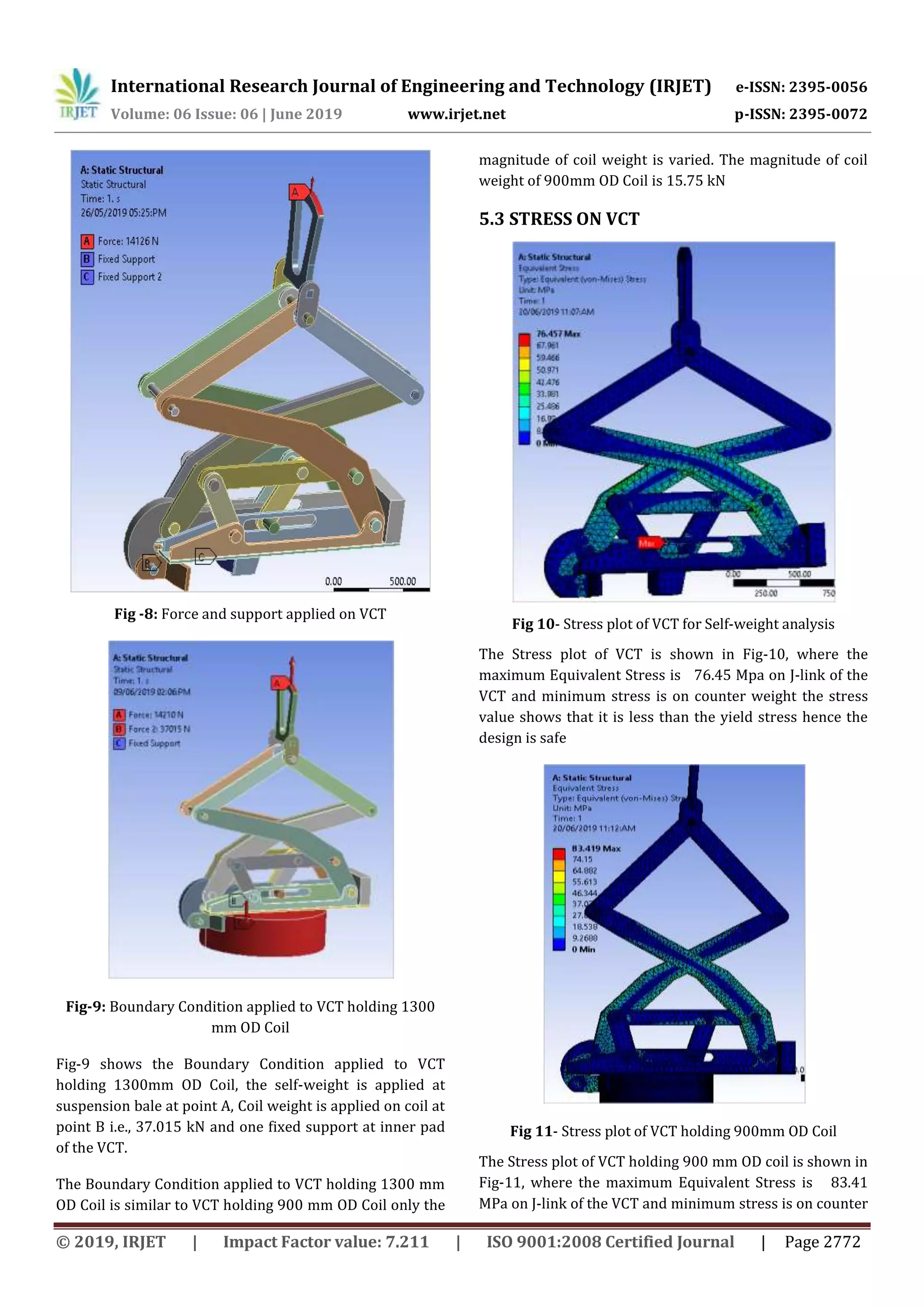 IRJET- Kinematic Design Methodology of Vertical Coil Tong | PDF