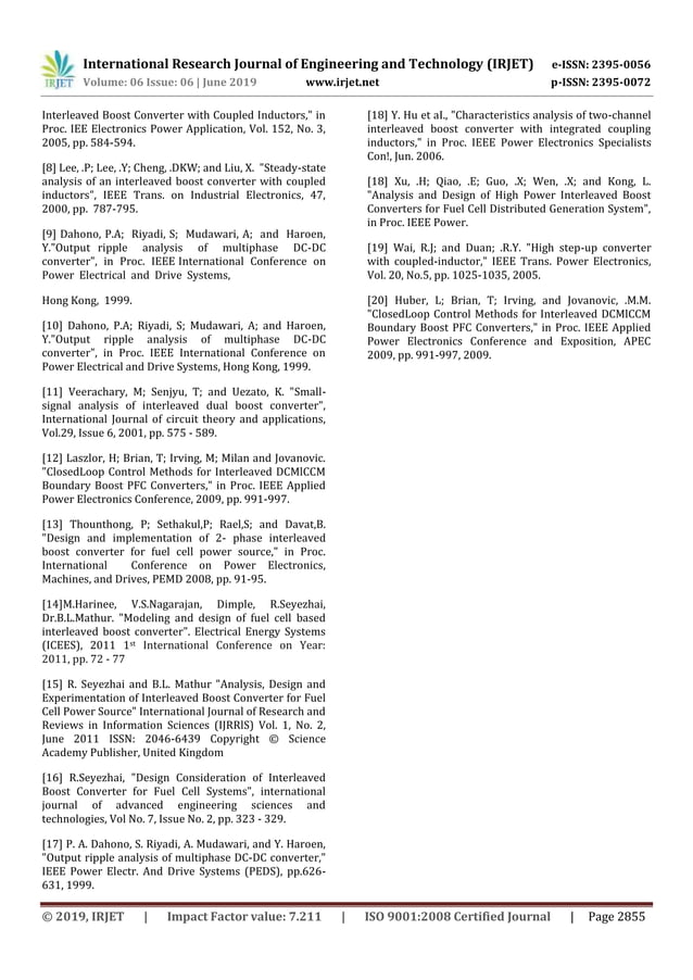 IRJET- Grid Interfacing of Pv/Battery Hybrid Energy Conversion System with Power Quality ...
