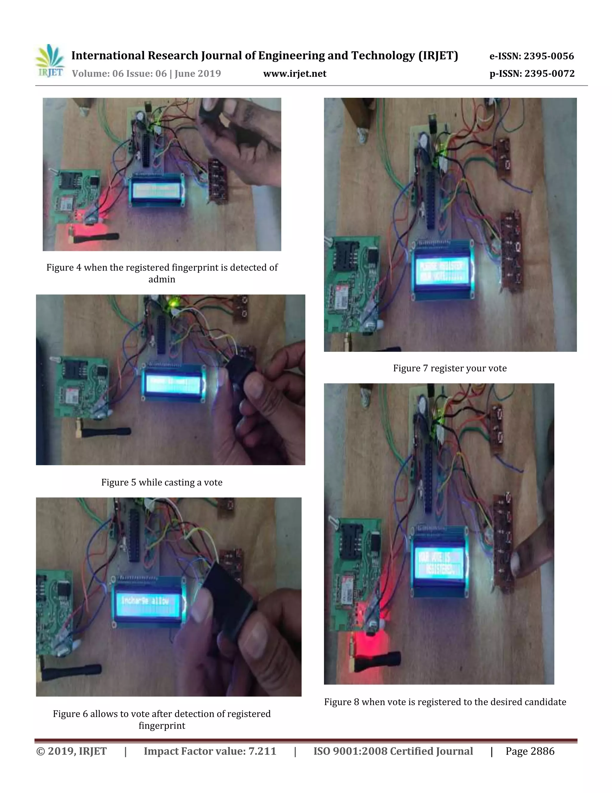 IRJET- Biometric based Electronic Voting Machine (EVM) using Arduino IDE | PDF