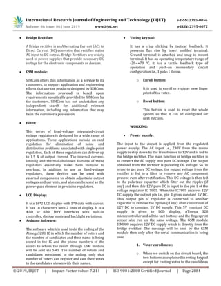 IRJET- Biometric based Electronic Voting Machine (EVM) using Arduino IDE | PDF
