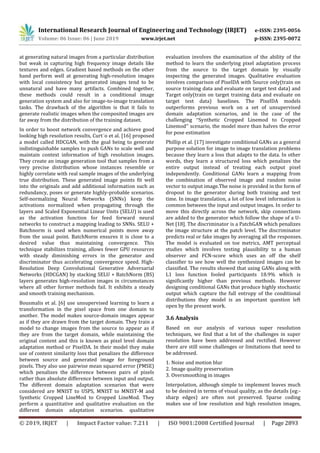 IRJET- Exploring Image Super Resolution Techniques | PDF