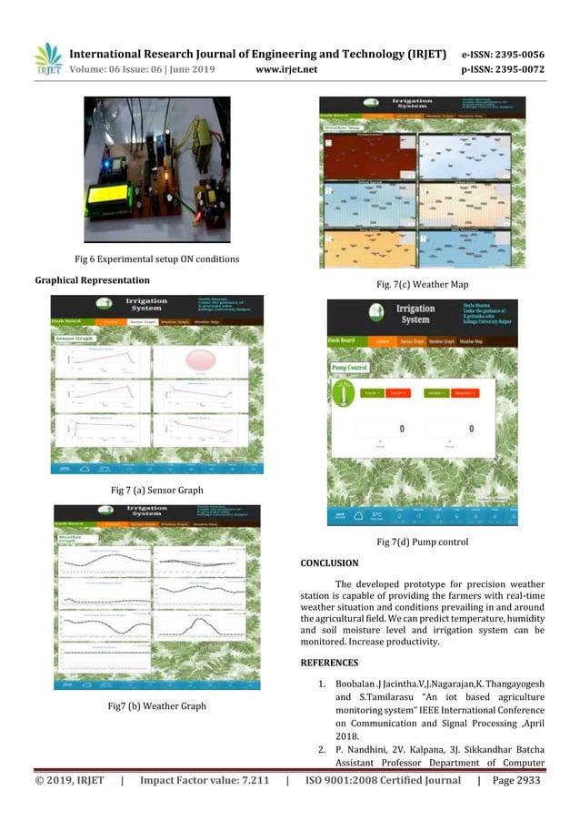 IRJET- Implementation of IoT in Agriculture with Real Time ...