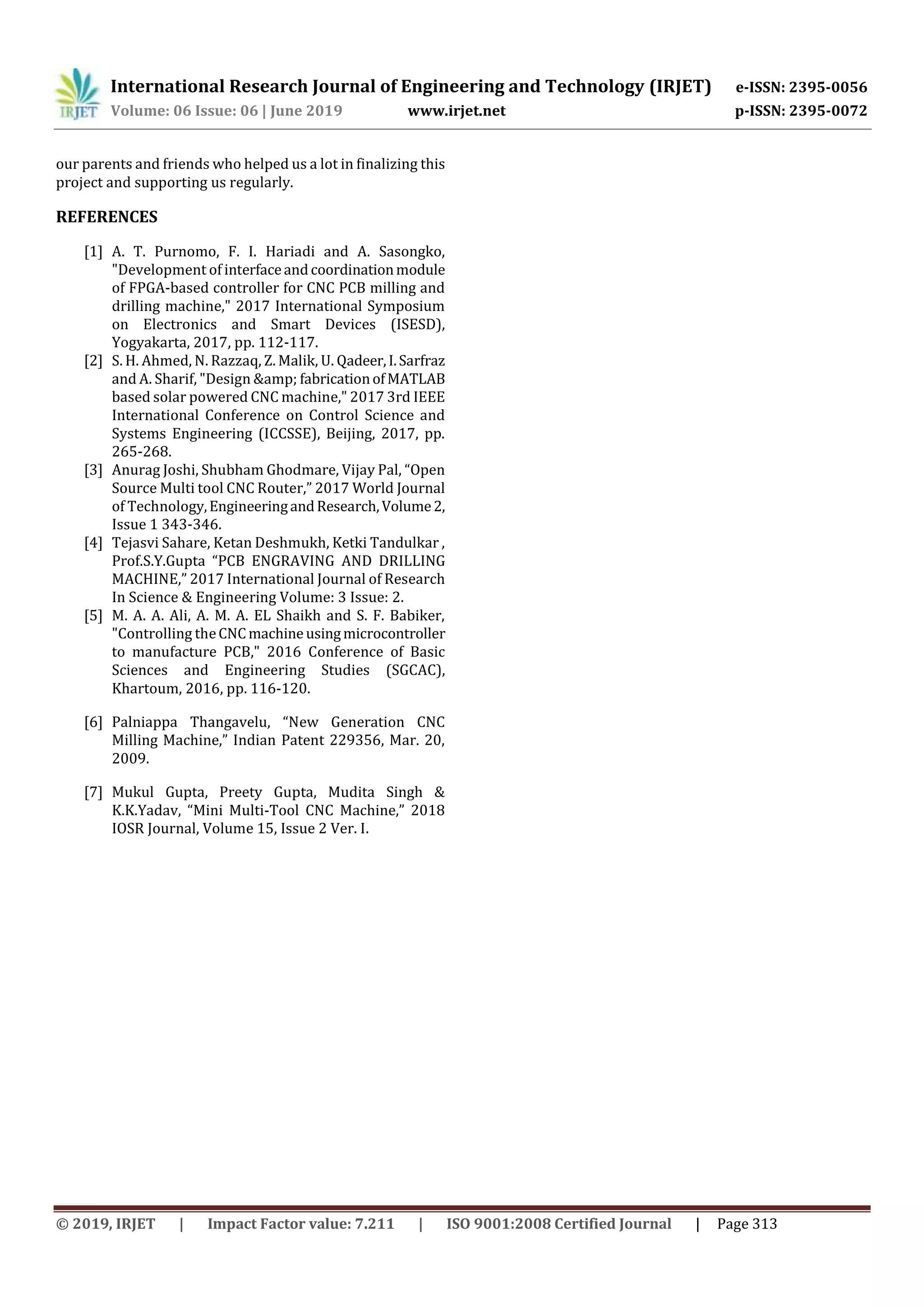 IRJET- Automatic Mini CNC Machine for PCB Drawing using Arduino | PDF