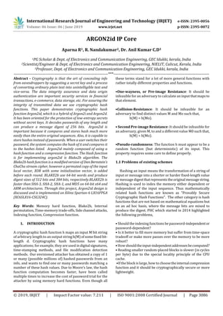 IRJET- ARGON2id IP Core | PDF
