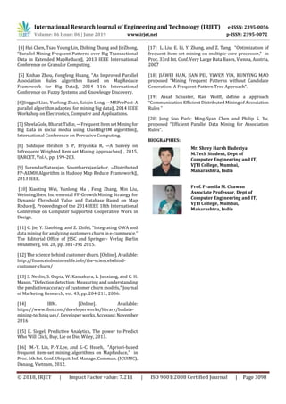 IRJET- Customer Online Buying Prediction using Frequent Item Set Mining | PDF