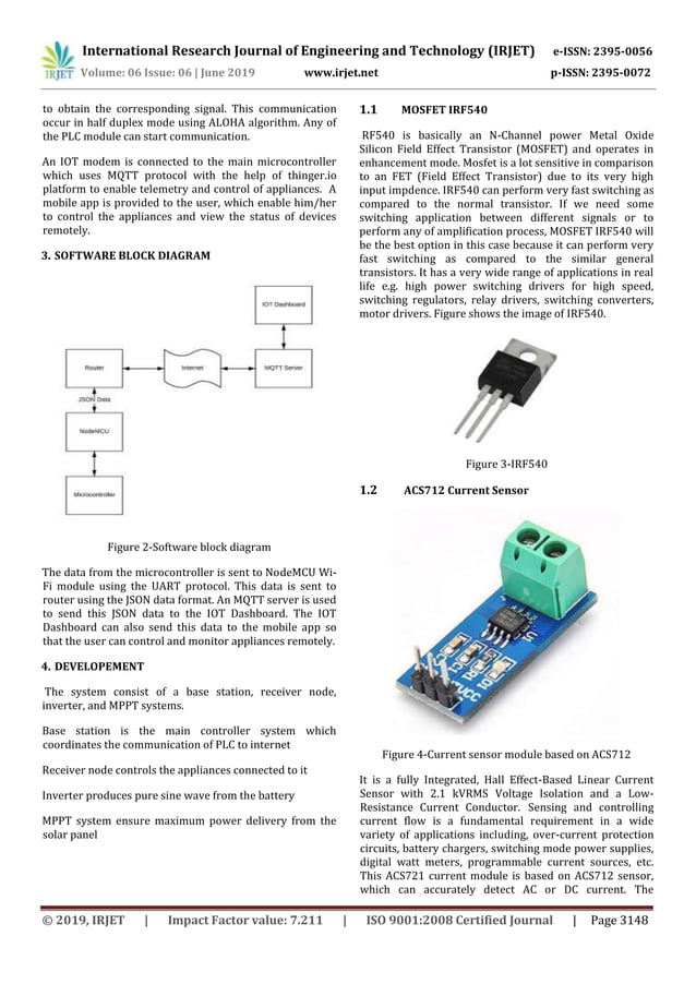 IRJET- IoT and PLC based Home Automation System with PV Inverter | PDF