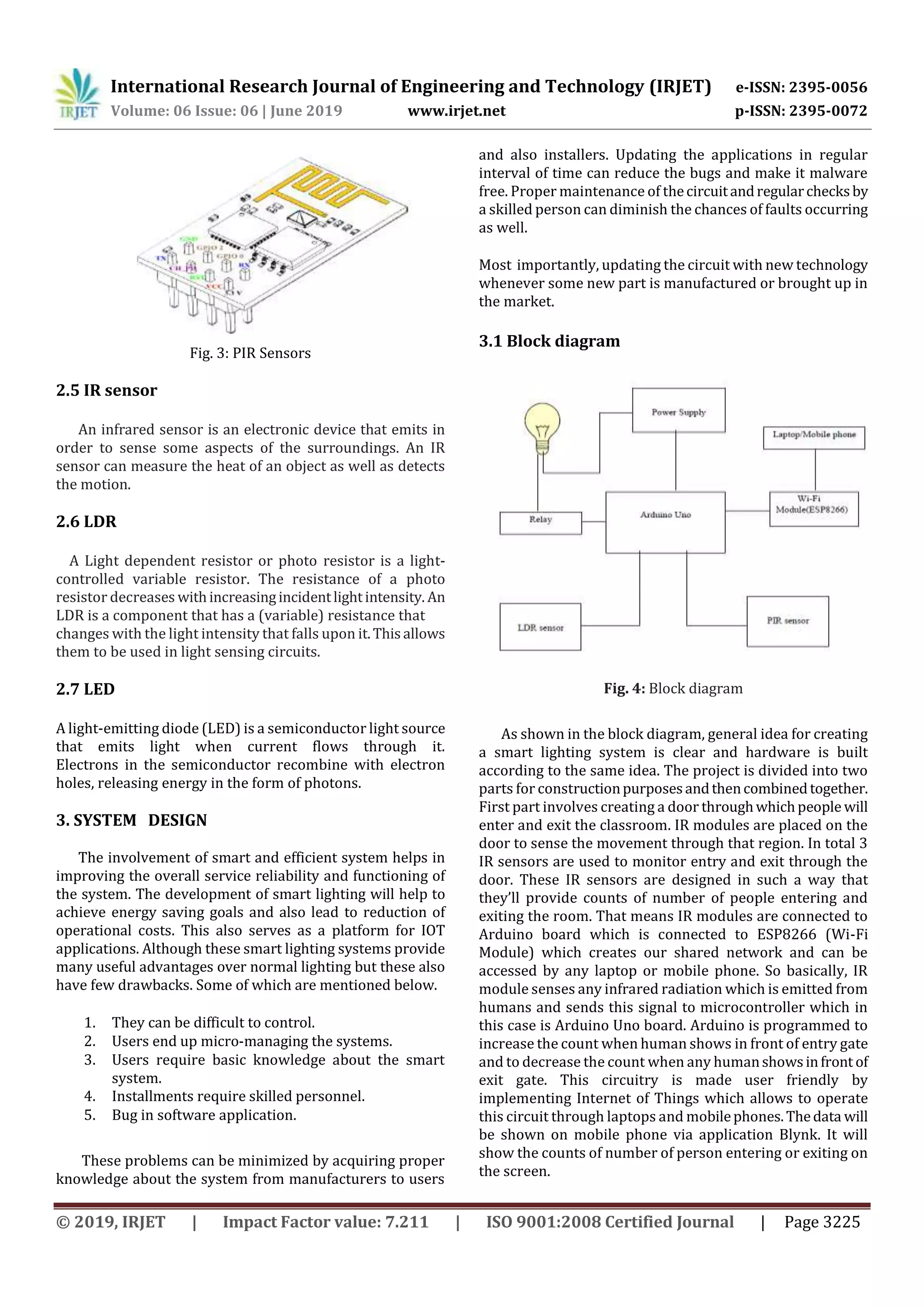 IRJET- Intelligent Lighting System for Classrooms and Mall using IoT ...