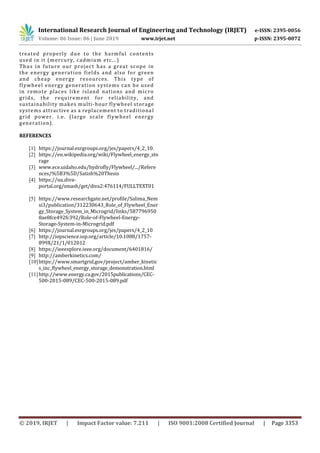 IRJET- Energy Generation from Flywheel using Magnet | PDF
