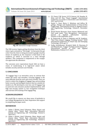 IRJET- Smart, Secured and Solace Luggage Bag using Internet of Things ...