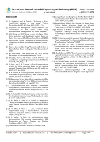 IRJET- Fabric Defect Detection using Discrete Wavelet Transform | PDF