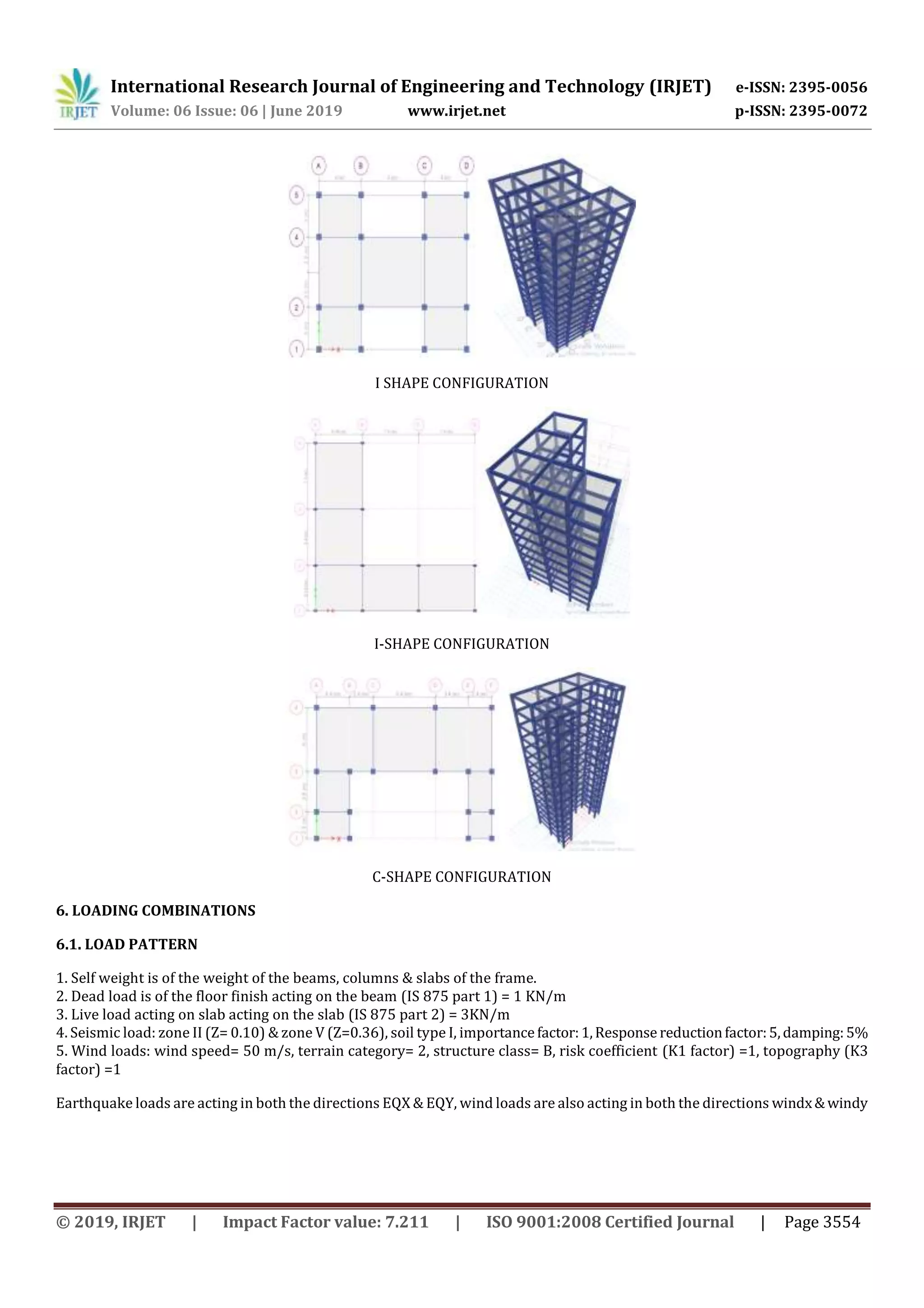 IRJET- Analysis and Design of Multi-Storied Building of Different Plan Configurations using ...