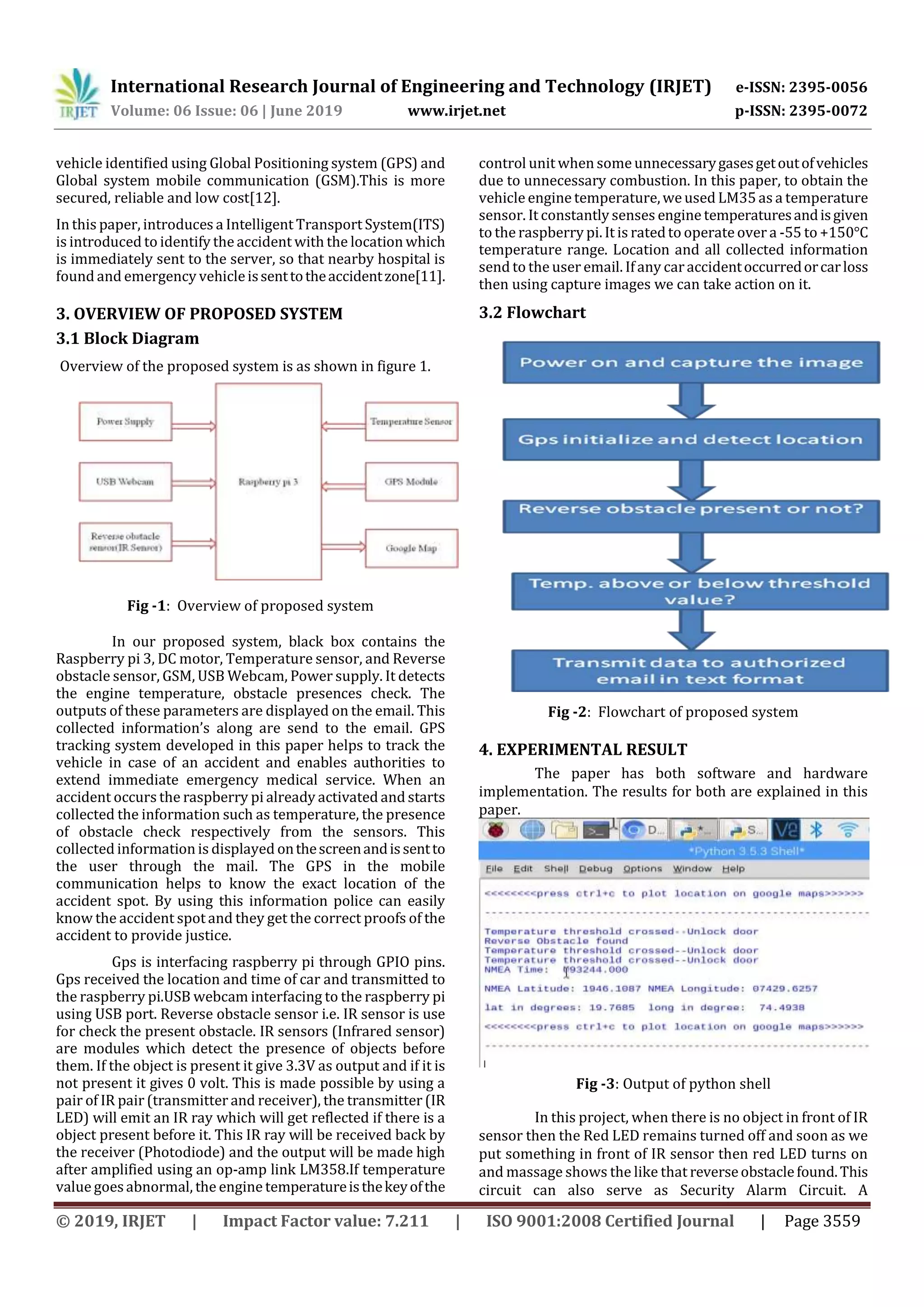 IRJET- Implementation of Smart Black Box System for Gathering the ...