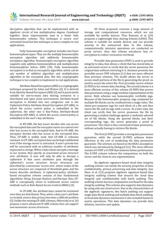 IRJET- An Efficient Data Sharing Scheme in Mobile Cloud Computing using Attribute based ...